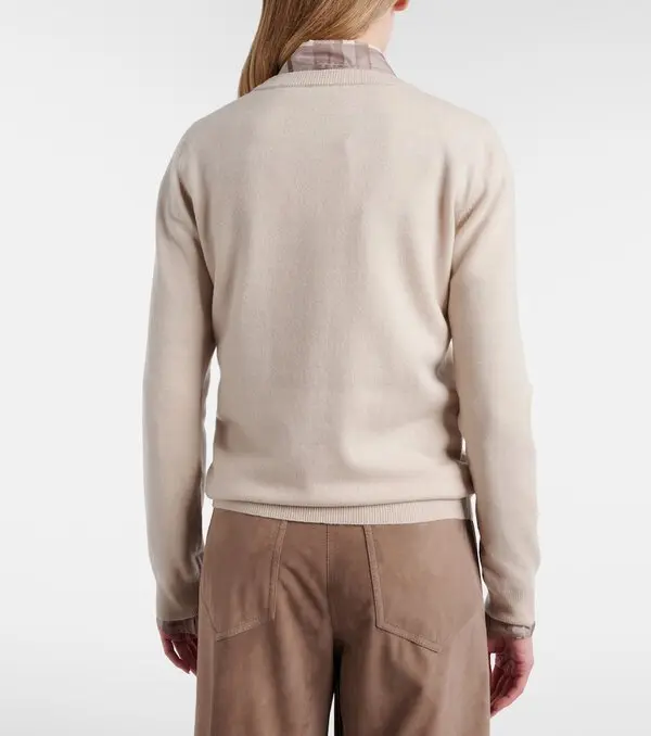 Brunello Cucinelli Cashmere Sweater - Beige