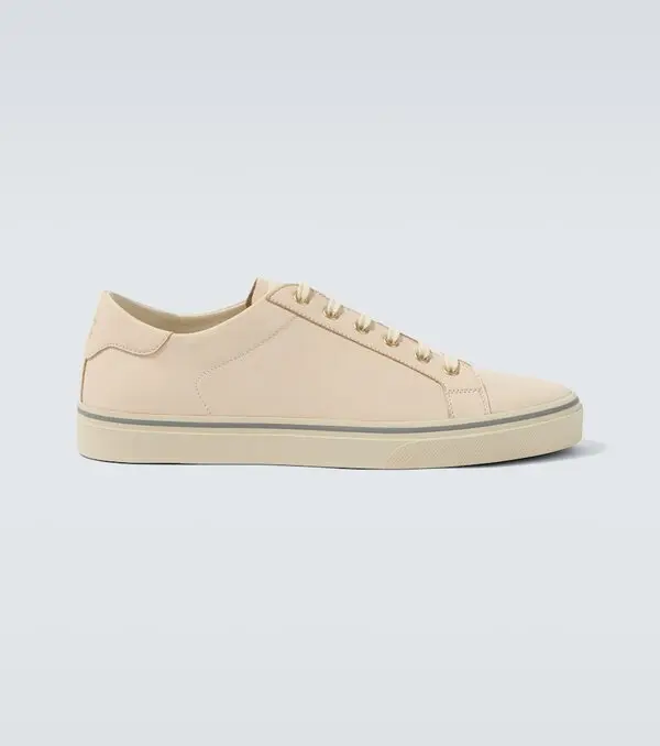 Brunello Cucinelli Leather Sneakers - Beige