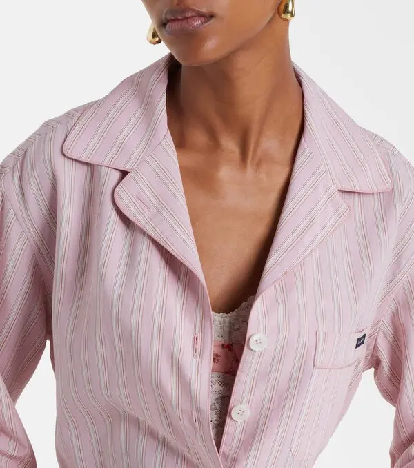 Dolce & Gabbana Belted Striped Shirt