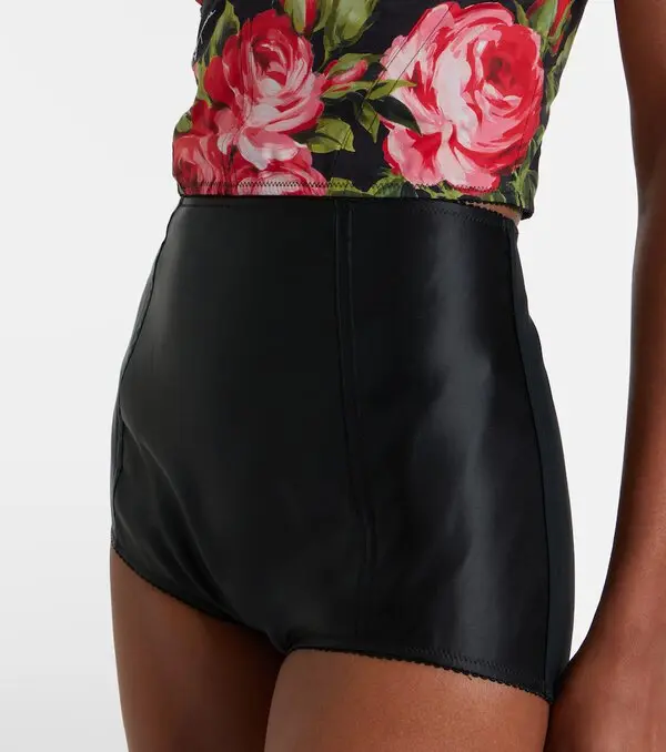 Dolce & Gabbana Satin Micro Shorts