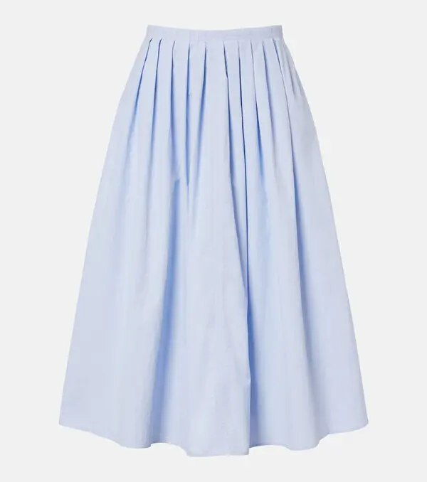 Proenza Schouler White Label Austin Midi Skirt - Blue