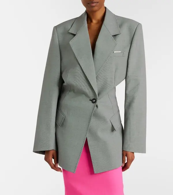 Attico Wool-blend Blazer
