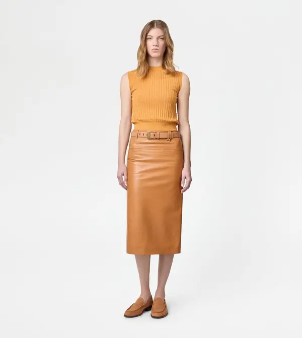 TOD'S Cotton-blend Knit Vest With Embroidered Monogram