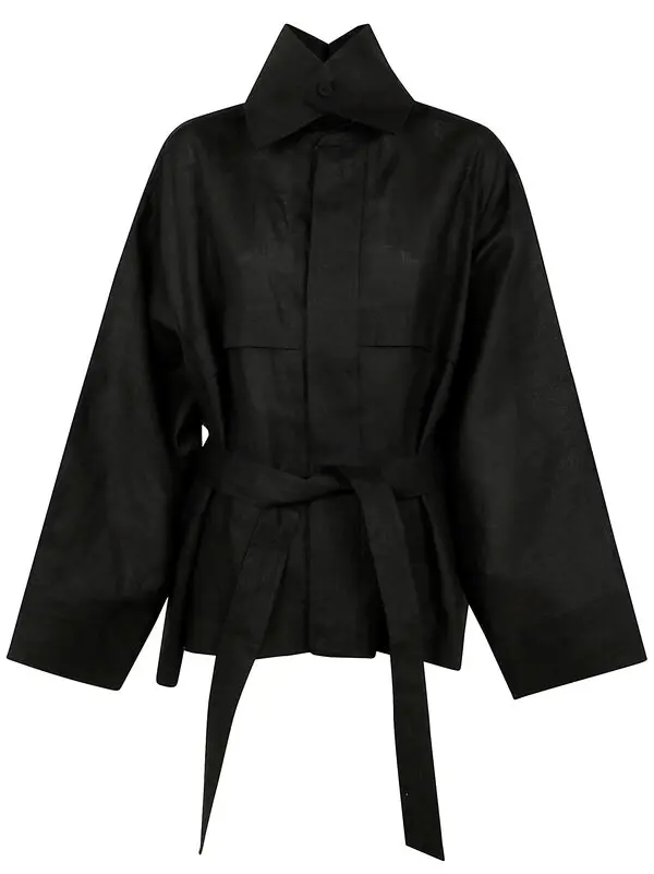 Issey Miyake Hempen Jacket - Black