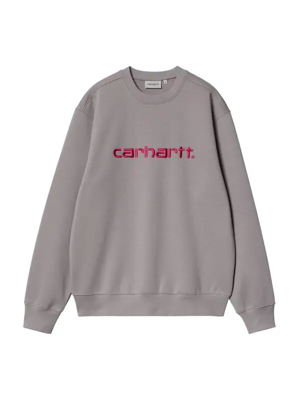 Carhartt Work In Progress Cotton Sweatshirt - Gray