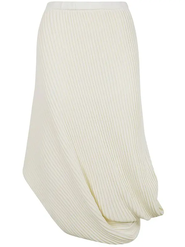 Issey Miyake Stream Skirt - White