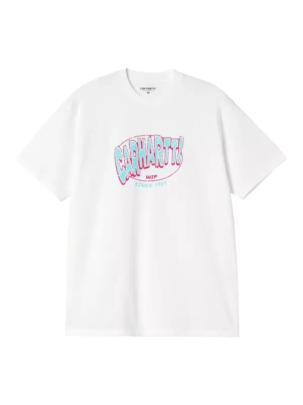 Carhartt Work In Progress Ss Hot Script T-shirt - White