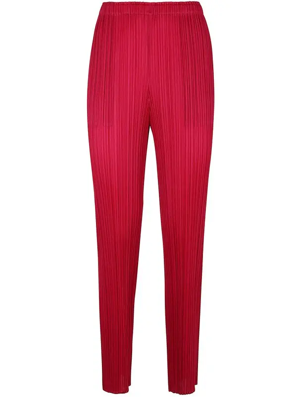 PLEATS PLEASE Colorful Basics 4 Trousers - Red
