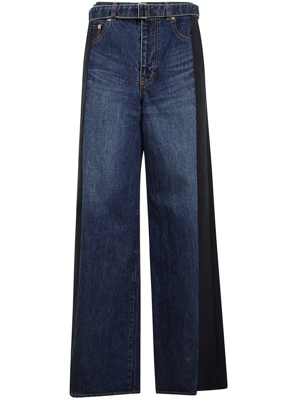 Sacai Denim X Suiting Pants - Blue