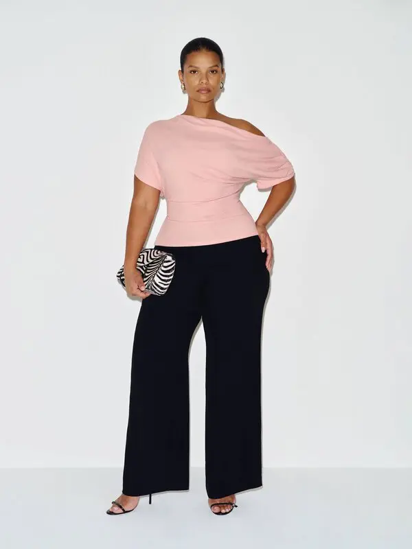 REFORMATION Iris Knit Top Es - Pink