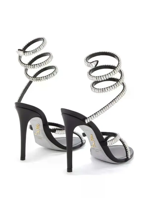 Rene Caovilla Cleo Crystal-embellished Stiletto Sandals
