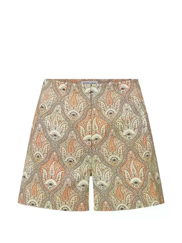 Veronica Beard Jazmin Paisley-print Shorts