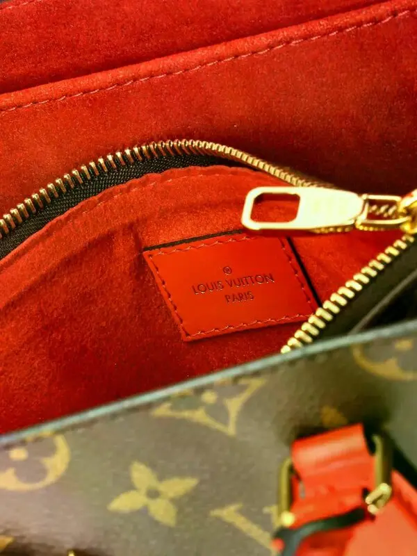 LOUIS VUITTON Flower Monogram Canvas Tote Bag - Brown