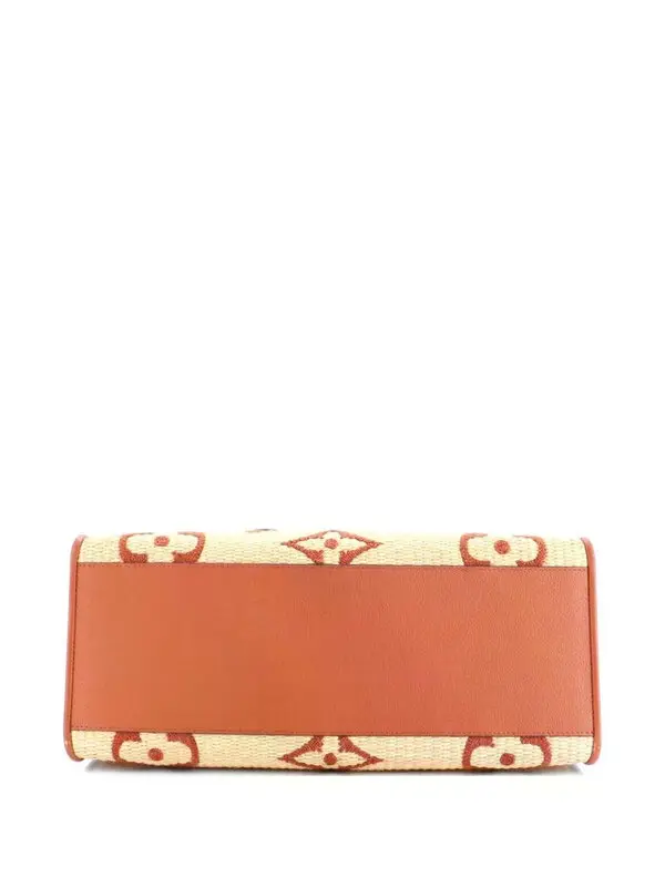LOUIS VUITTON Onthego Gm Tote Monogram Raffia