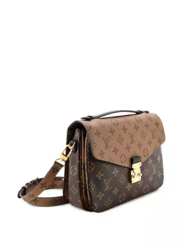 LOUIS VUITTON Pochette Metis Reverse Monogram Canvas - Brown