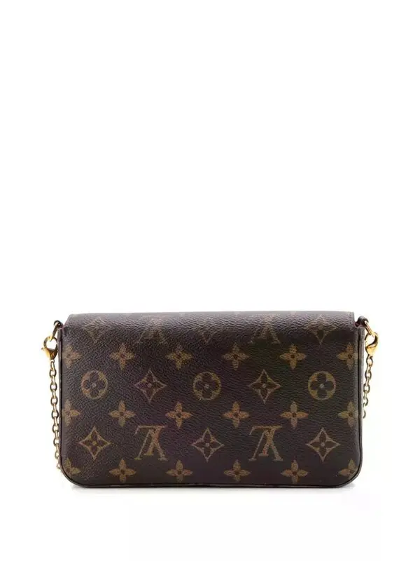 LOUIS VUITTON Felicie Pochette Monogram Canvas - Brown