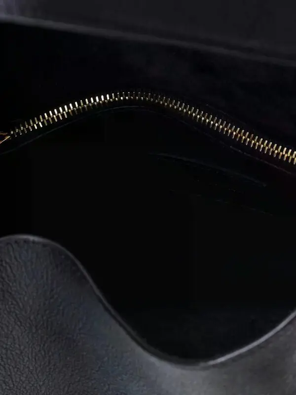 Saint Laurent Le 5 A 7 Supple Leather Small Hobo Bag - Black