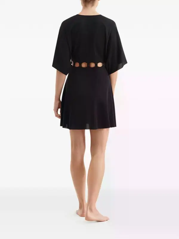 ERES Connection V-neck Cutout Dress - Black