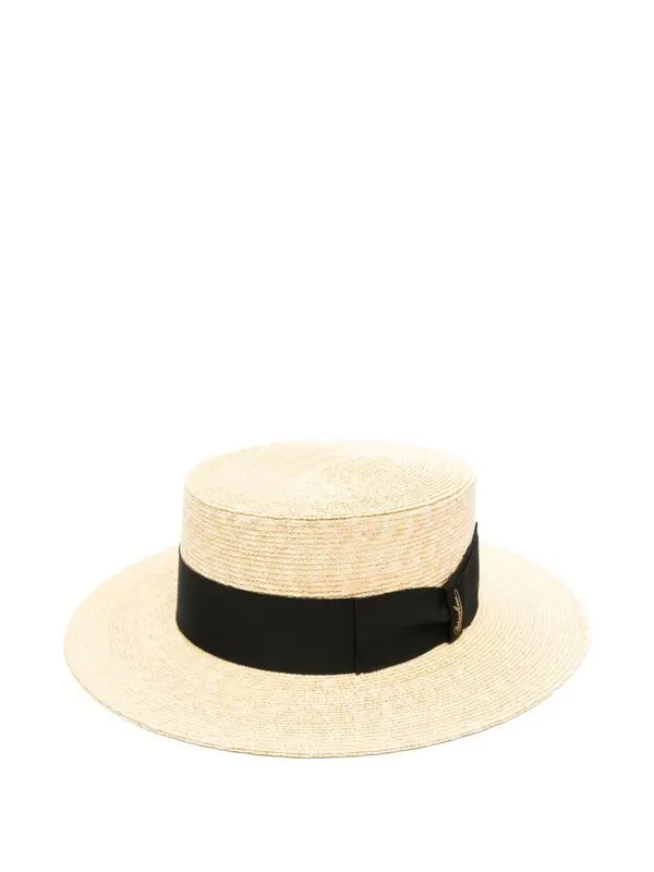 Borsalino Magiostrina Rafia Hat - Beige