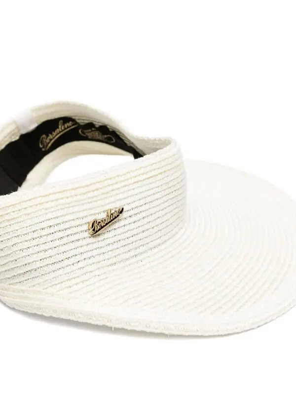Borsalino Jasmine Visor - White