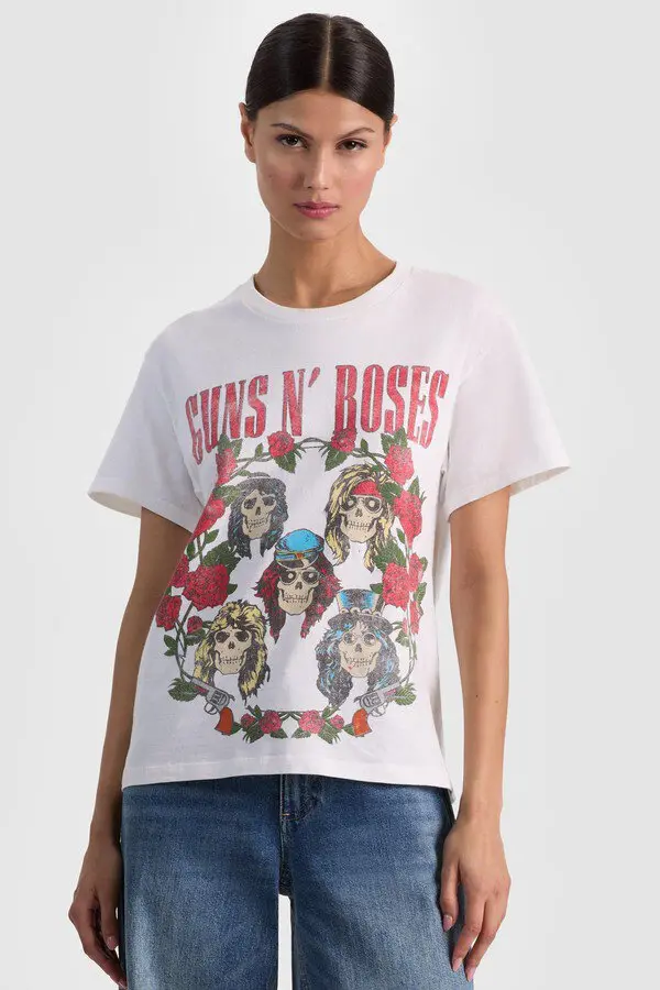 Alice + Olivia Alvera Tee - Denim