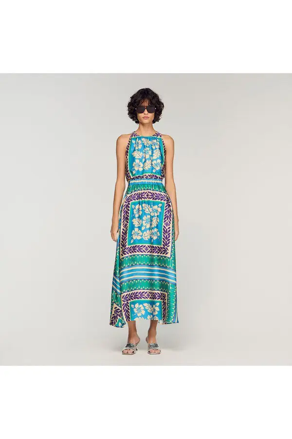 Sandro Print Maxi Dress - Floral