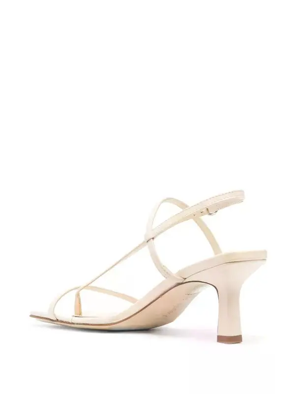 AeydĒ 70mm Leather Sandals - Neutrals