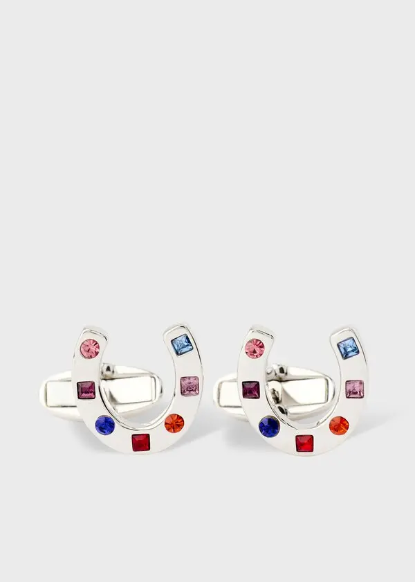 Paul Smith Lucky Horseshoe' Cufflinks - Multicolour