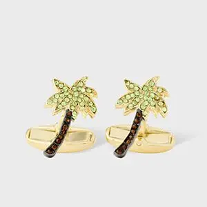 Paul Smith Palm Tree Cufflinks - Multicolour