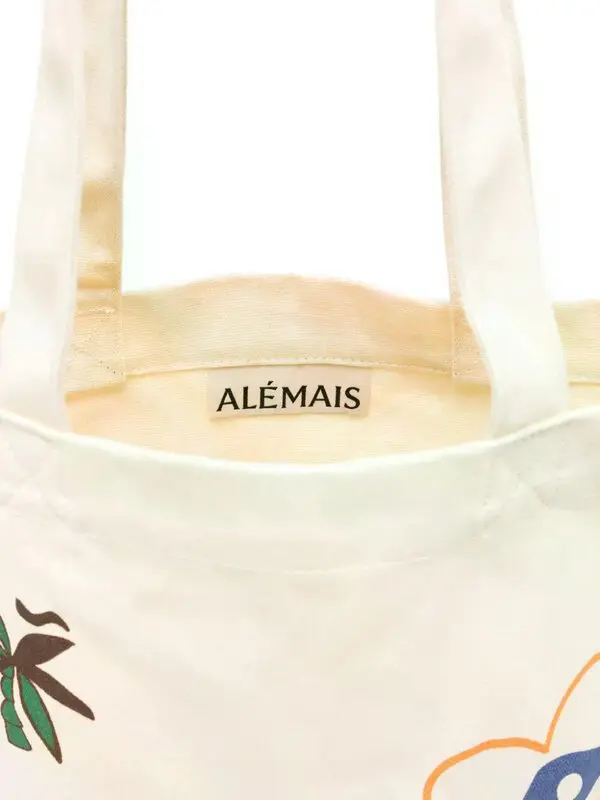 ALEMAIS Printed Tote Bag