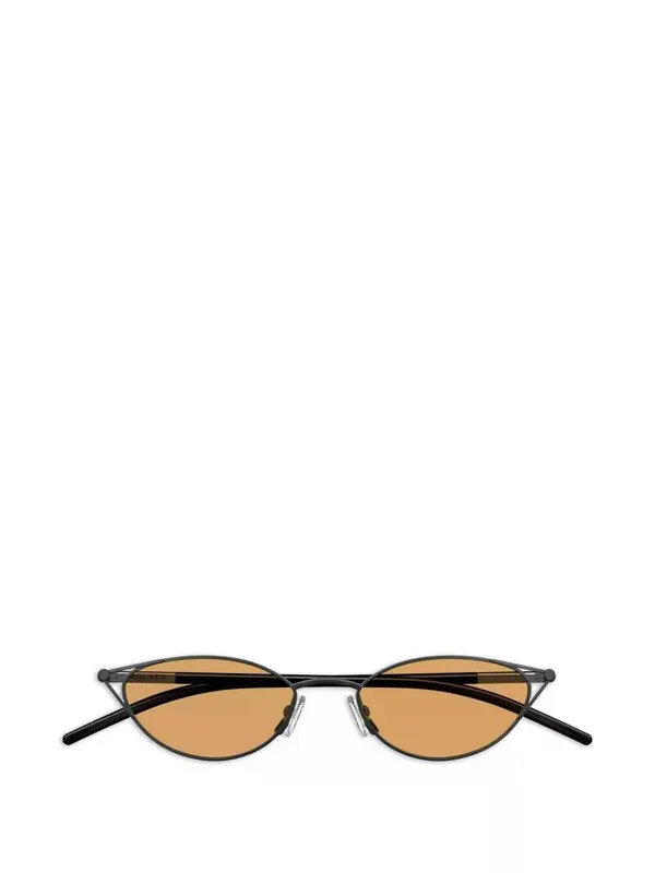 Alexander McQueen Oval-frame Sunglasses - Grey