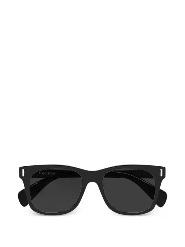 Alexander McQueen Rectangle Sunglasses - Black