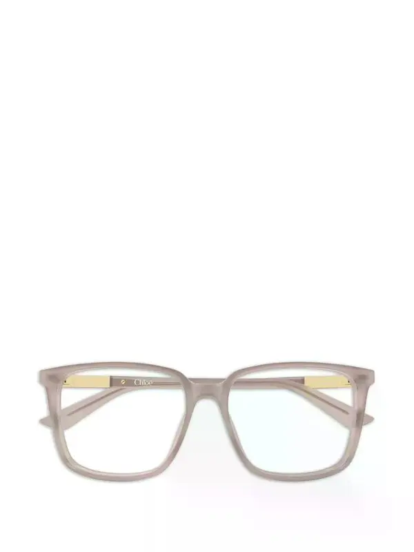 Chloé Square Frame Eyeglasses - Neutrals