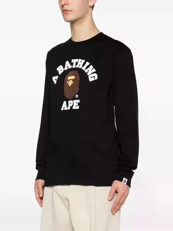 A BATHING APE Long-sleeve Sweatshirt - Black