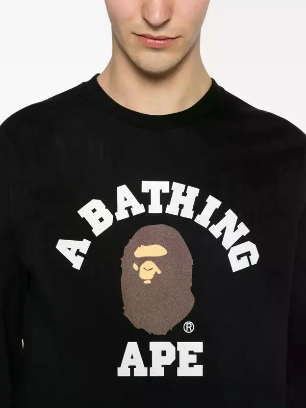 A BATHING APE Long-sleeve Sweatshirt - Black