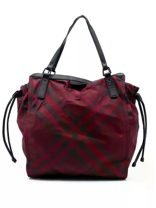 Burberry 2000-2017 Supernova Check Buckleigh Tote Bag