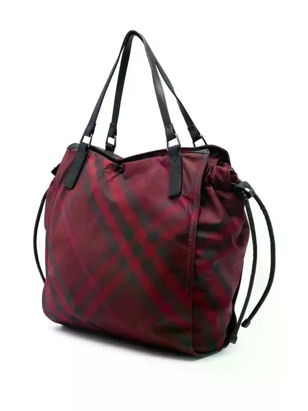 Burberry 2000-2017 Supernova Check Buckleigh Tote Bag