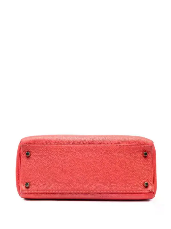 Hermès 2014 Togo Kelly Ii Retourne 28 Satchel - Red