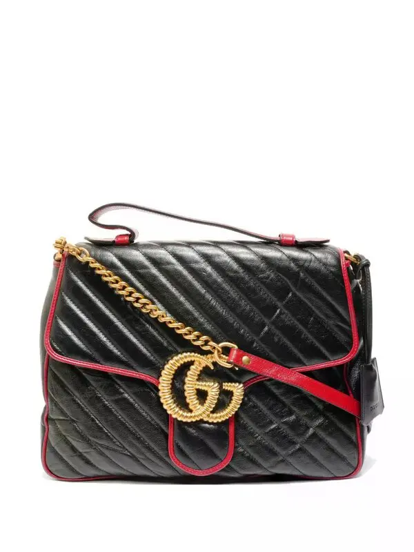 Gucci 2010s Quilted Top Handle Handbag