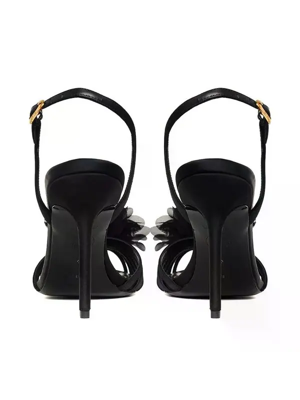 GINISSIMA Julia Heeled Sandals - Black