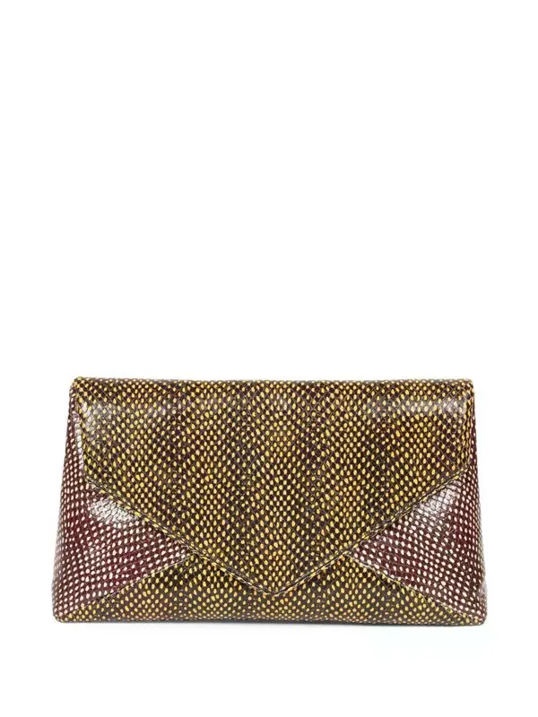 Dries Van Noten Large Envelope Leather Shoulder Bag