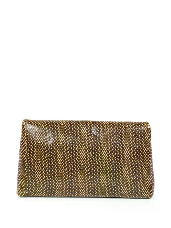 Dries Van Noten Large Envelope Leather Shoulder Bag
