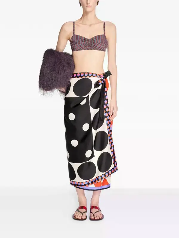 Dries Van Noten Striped Bra Top