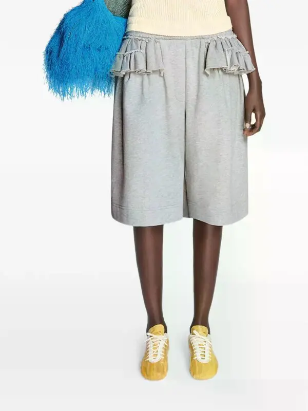 Dries Van Noten Ruffled Loose Shorts