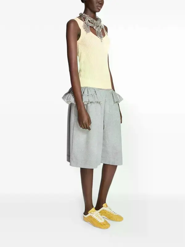 Dries Van Noten Ruffled Loose Shorts