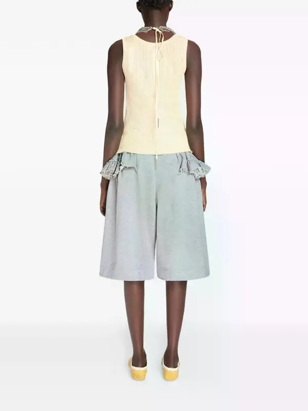 Dries Van Noten Ruffled Loose Shorts