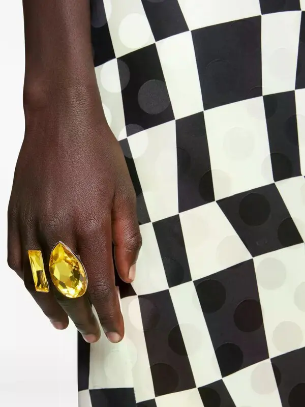 Dries Van Noten Gem Open Ring