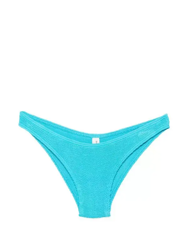 Bond Eye Sign Textured Bikini Bottom - Blue
