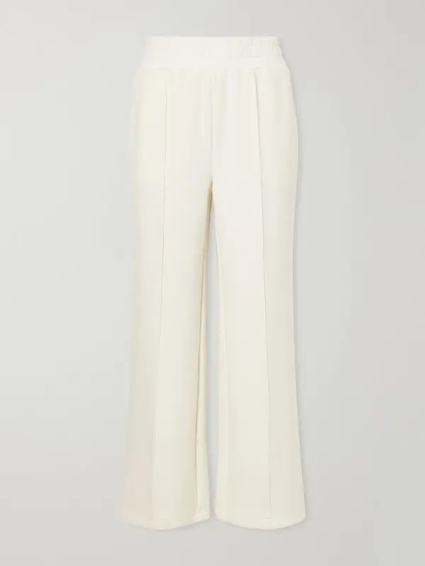 Varley Doublesoft Jersey Wide-leg Pants - Neutrals