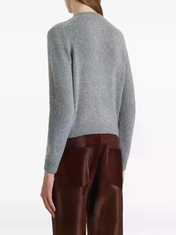 Khaite Leta Cashmere Sweater - Grey